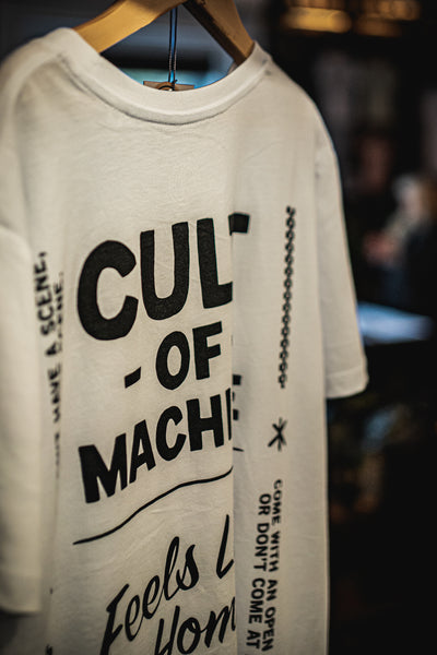 Cult Of Machine. Tee. White – Cult of Machine