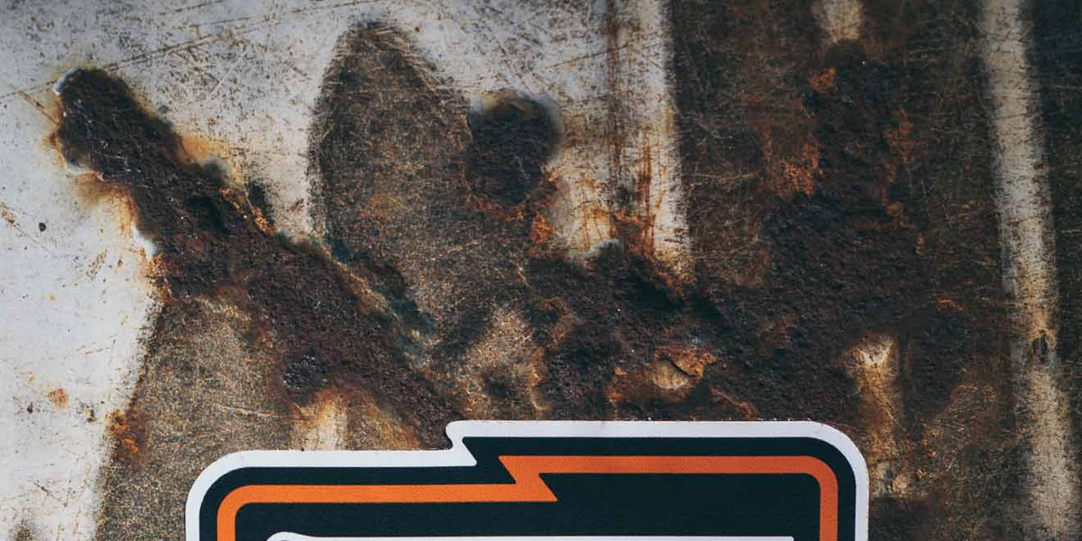 Sticker. Thunderbolt Shield – Cult of Machine